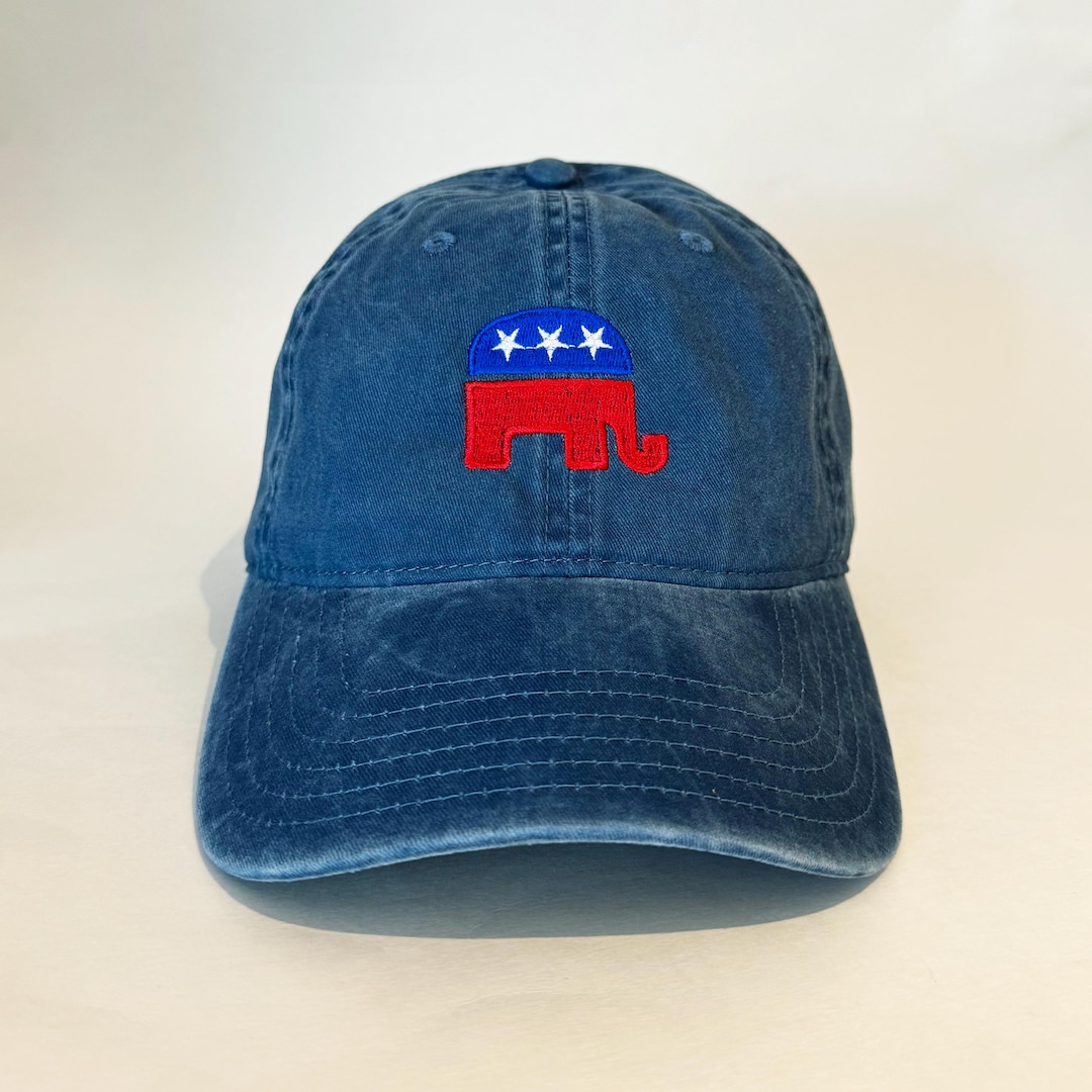 Republican Elephant Embroidered Cap Political Hat Baseball Cap Father's ...