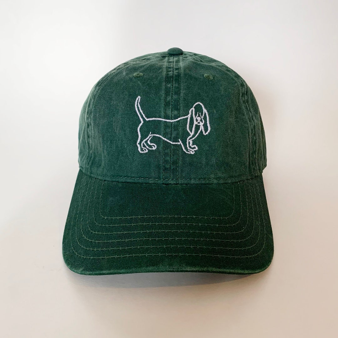 Basset Hound Outline Hat Shepherd Cap Dog Cap Dog Hat Dad Hat - Etsy