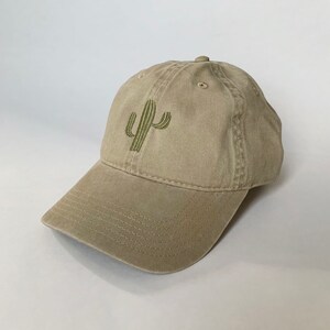 Desert Cactus Cap Embroidered Cap Cactus Hat Dad Cap Dad Hat Washed ...
