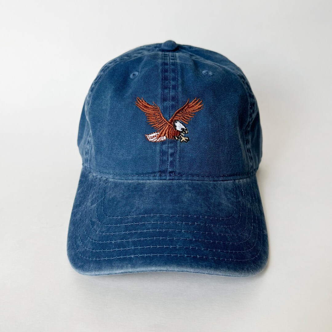 Eagle Embroidered Cap Hat Dad Cap Dad Bird Embroidered Hat Trendy Cap ...