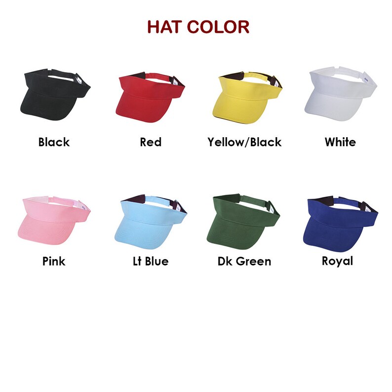 Cherry Embroidered Visor Cotton Visor - Etsy