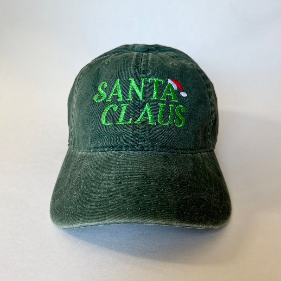 Santa Claus Cap Hat Dad Cap Dad Hat Embroidered Hat Trendy Cap ...
