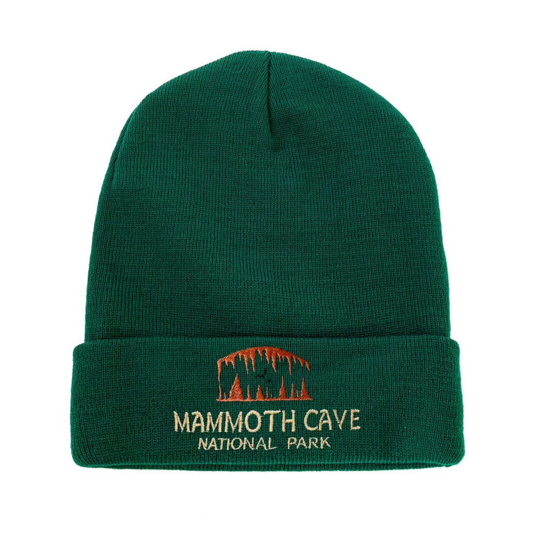 Mammoth Cave National Park Embroidered Beanie Winter Hat Camping Beanie ...