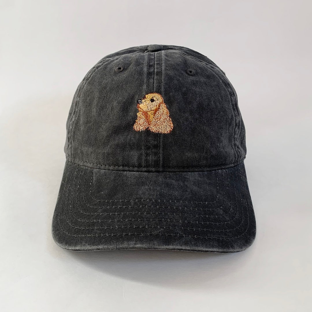 Cocker Spaniel Embroidered Hat Cap Dog Cap Dog Hat Dad Hat - Etsy