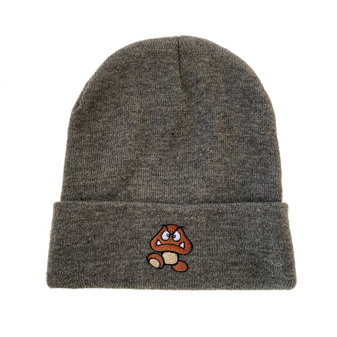 Goomba Embroidered Beanie Halloween Beanie Winter Beanie - Etsy