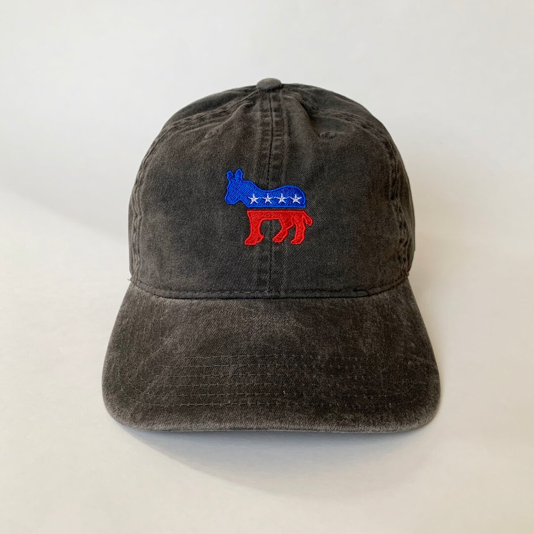 Democratic Donkey Embroidered Cap Political Hat Baseball Cap Father's ...