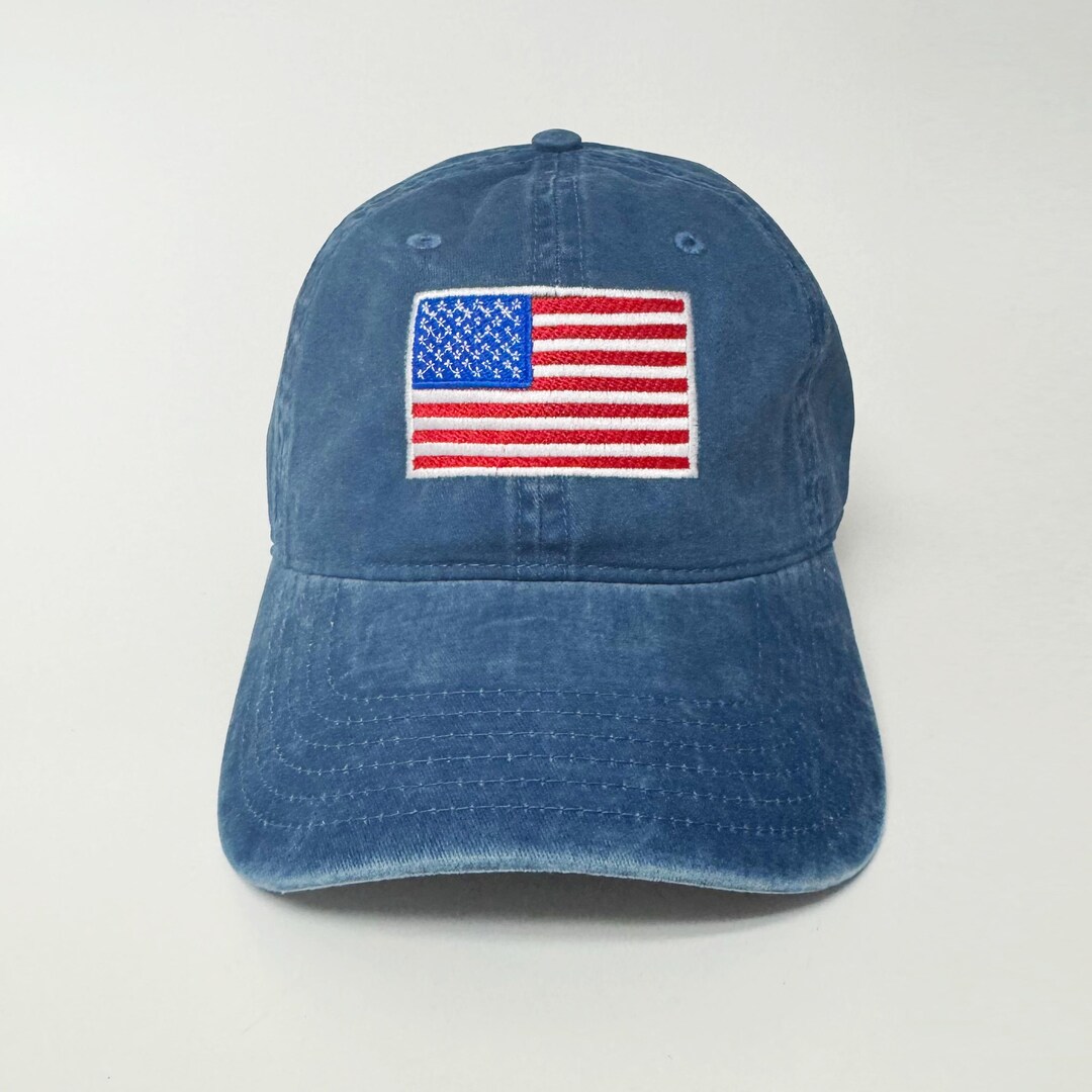 USA Flag Embroidered Cap American Flag Cap Patriot Hat Baseball Cap ...