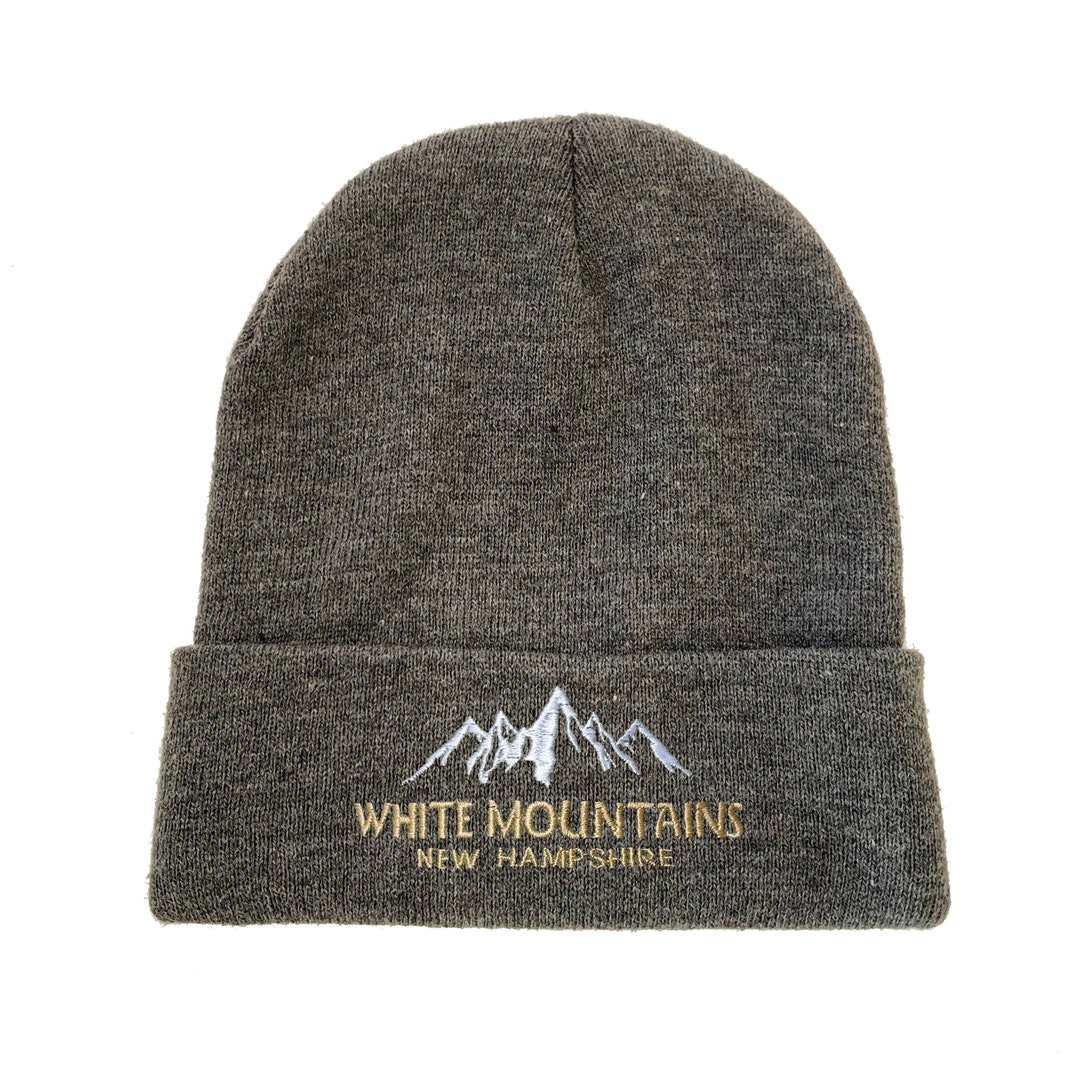 White Mountains National Forest in New Hampshire Embroidered Beanie ...
