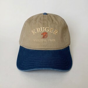 Kruger National Park Embroidered Cap Hat Baseball Trip Hat Washed ...
