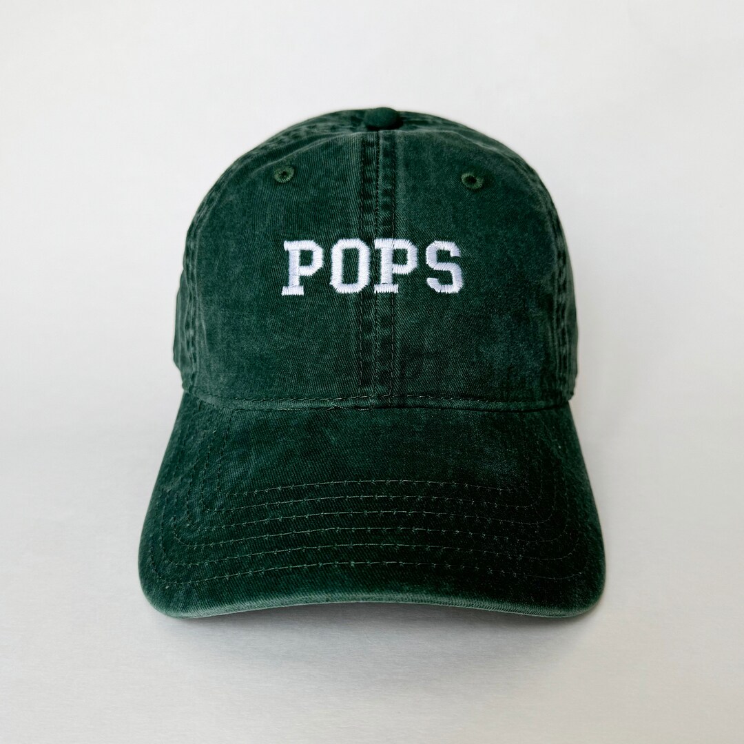POPS Embroidered Cap Dad Cap Dad Hat Pop Baseball Cap Father's Day Gift ...