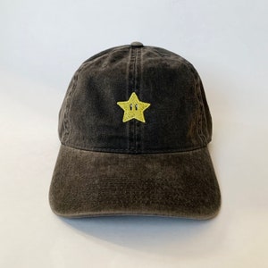 Yellow Star Embroidered Cap Star Cap Dad Cap Costumes Embroidered Hat ...