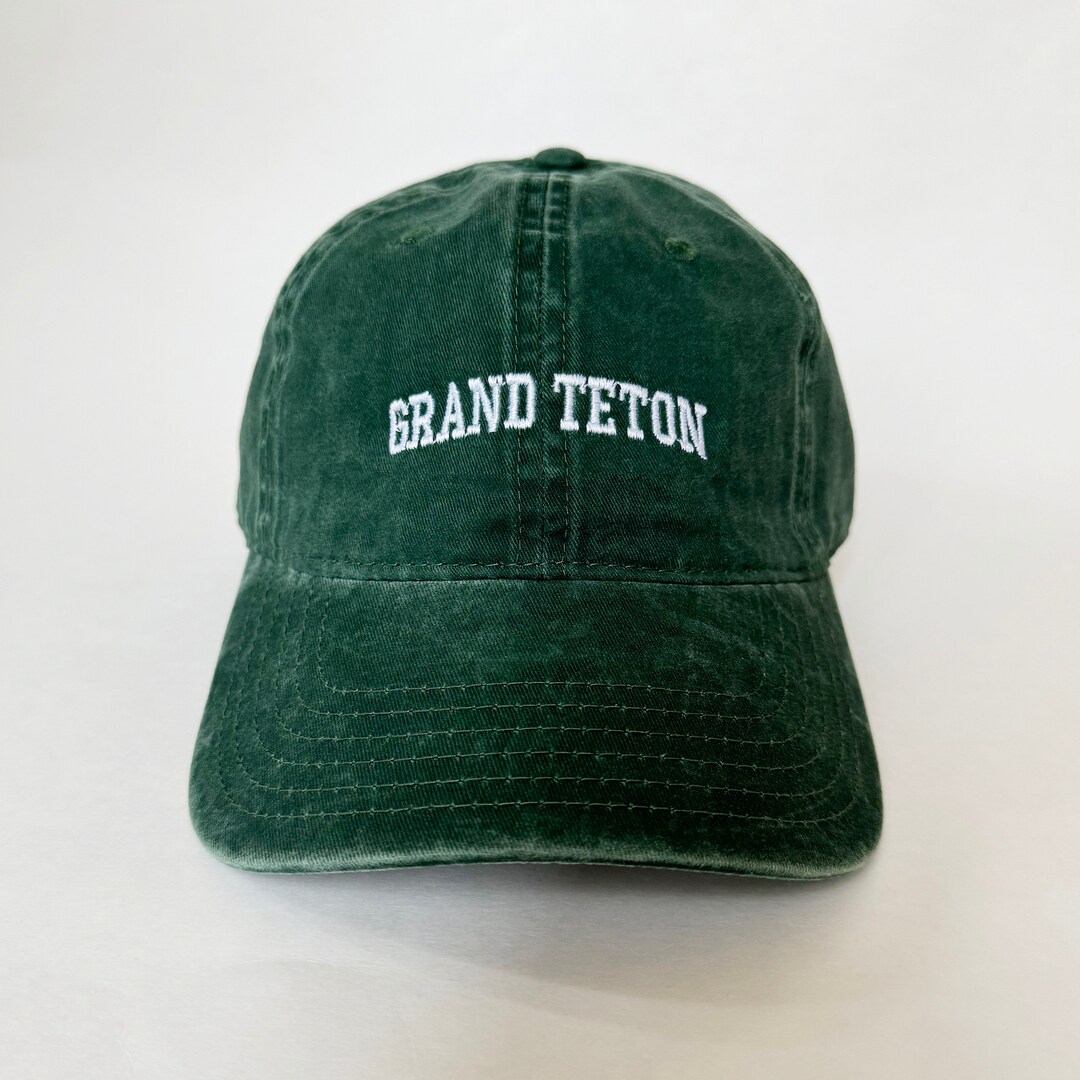 Grand Teton Letters Embroidered Cap Hat Baseball Hat Camping Hat Nature ...