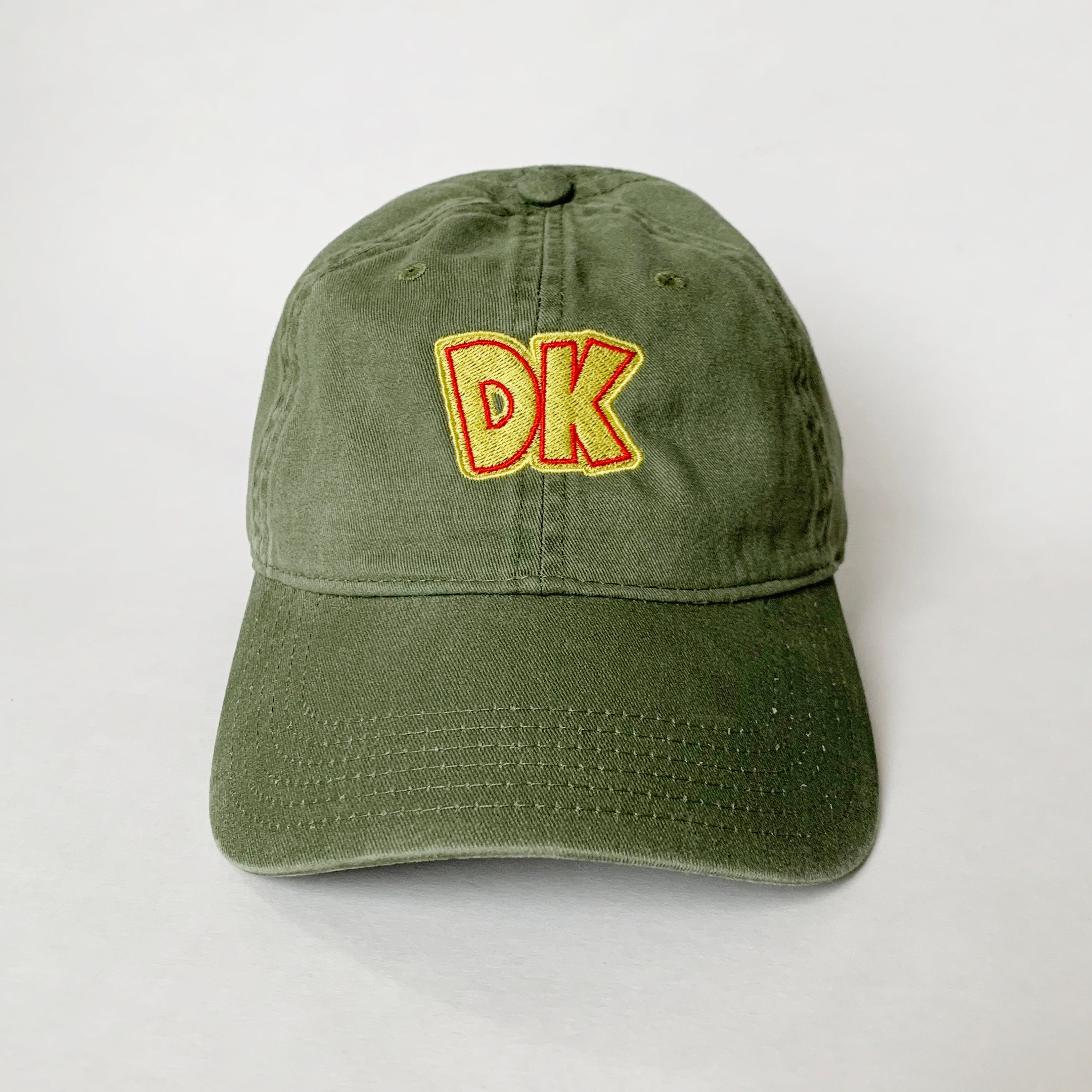 DK Cap Mario Cap Dad Cap Halloween Costumes Embroidered Hat Washed ...