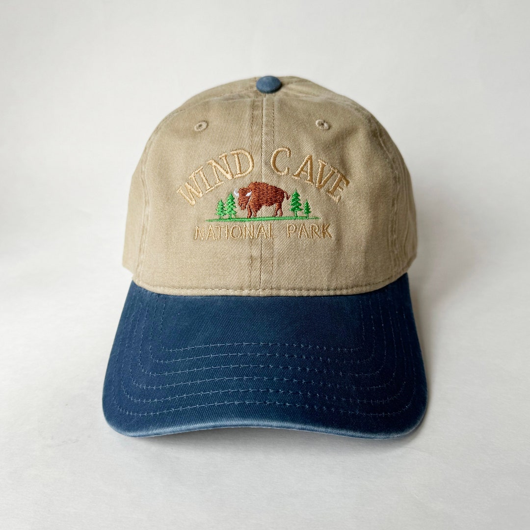 Wind Cave National Park Embroidered Cap Hat Baseball Hat Nature Theme ...