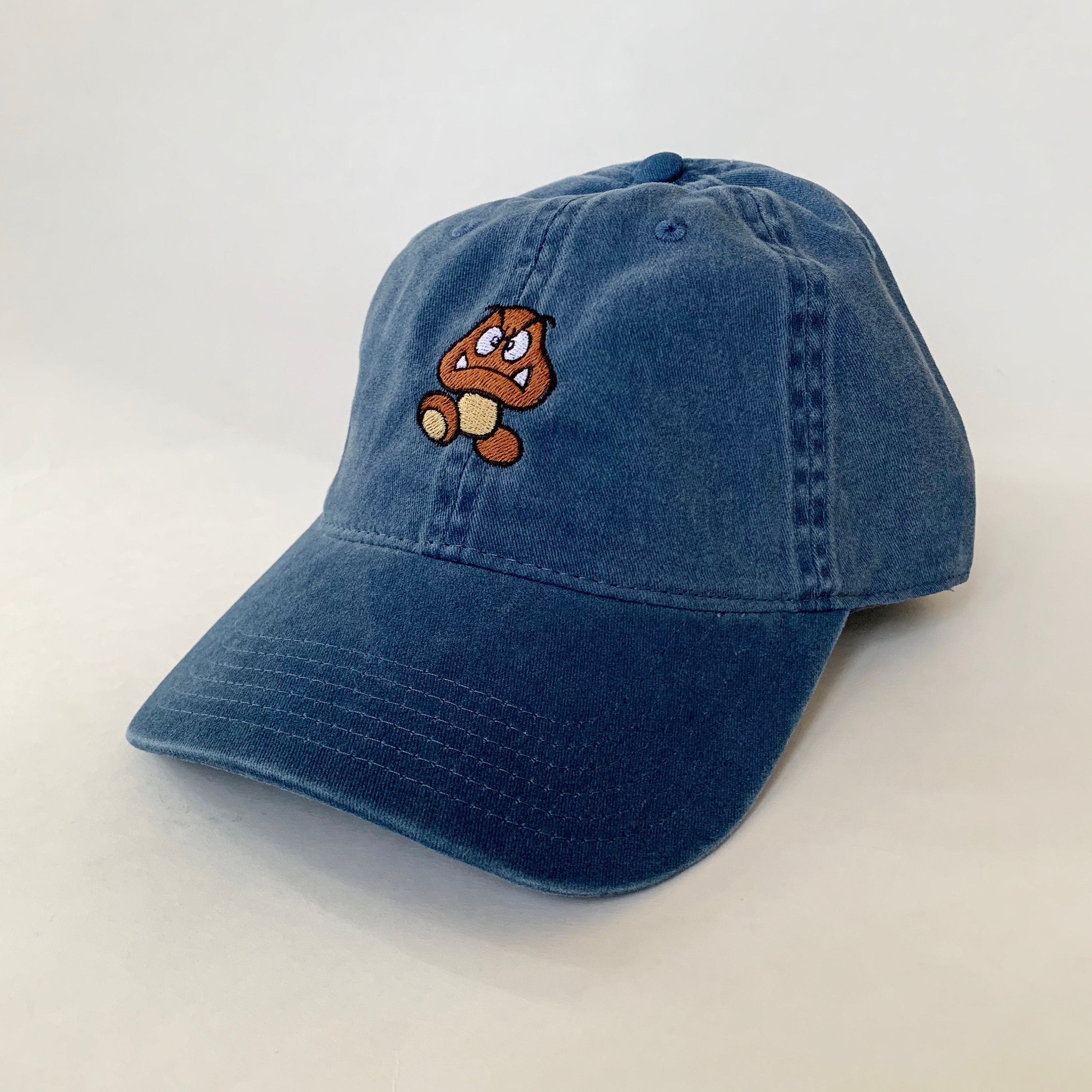 Goomba Embroidered Cap Mario Cap Halloween Costumes Embroidered Hat ...
