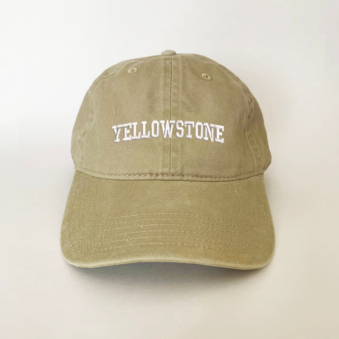 Yellowstone Letters Embroidered Cap Hat Baseball Hat Nature Hat ...