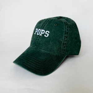 POPS Embroidered Cap Dad Cap Dad Hat Pop Baseball Cap Father's Day Gift ...