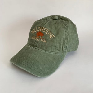 Yellowstone National Park Embroidered Cap Hat Baseball Hat Nature Hat ...