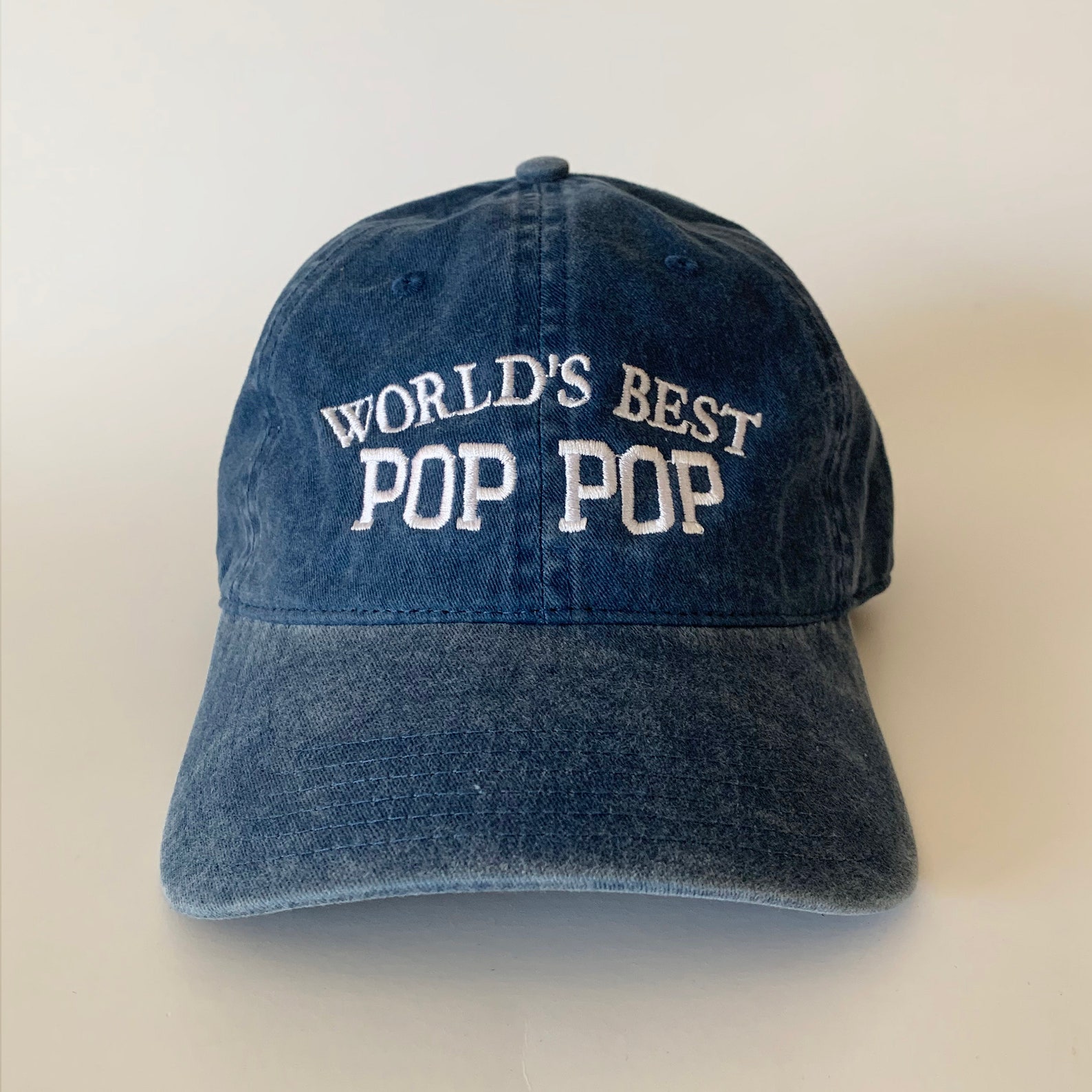 World's Best POP POP Cap Grandpa Cap Embroidered Cap Baseball Cap Dad ...