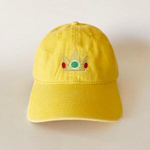 Super Mario Bros Cap Embroidered Washed Cotton Cap Mario Cap - Etsy