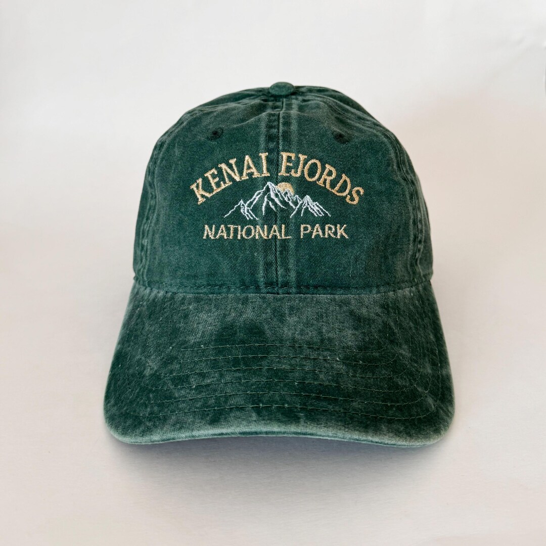 Kenai Fjords National Park Embroidered Cap Hat Baseball Hat Nature Hat ...