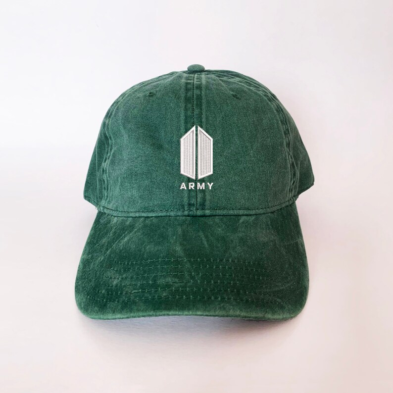 BTS Logo Army Embroidered Cap Dad Cap Best Dad Hat Baseball - Etsy