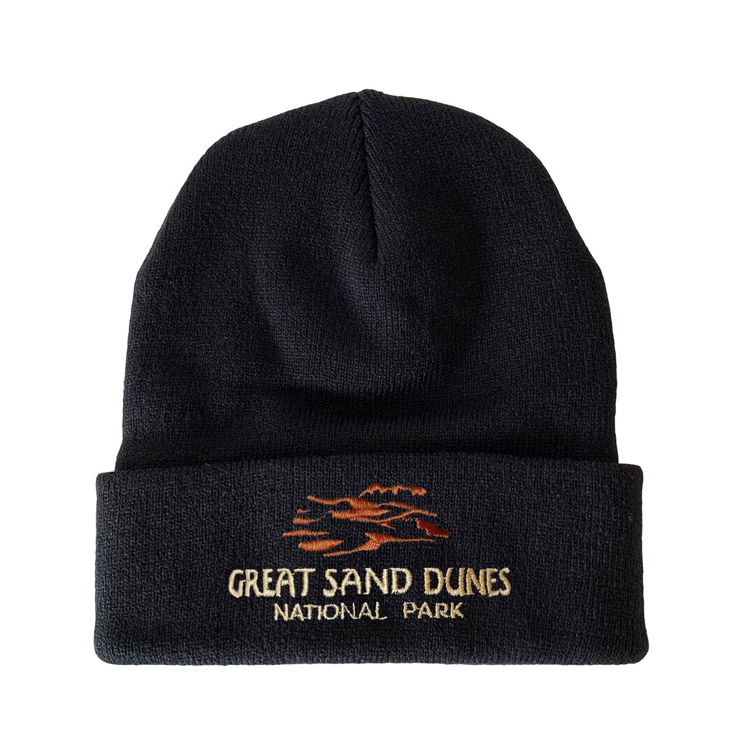 Great Sand Dunes National Park Embroidered Beanie Winter Hat - Etsy