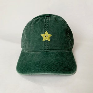 Yellow Star Embroidered Cap Star Cap Dad Cap Costumes Embroidered Hat ...