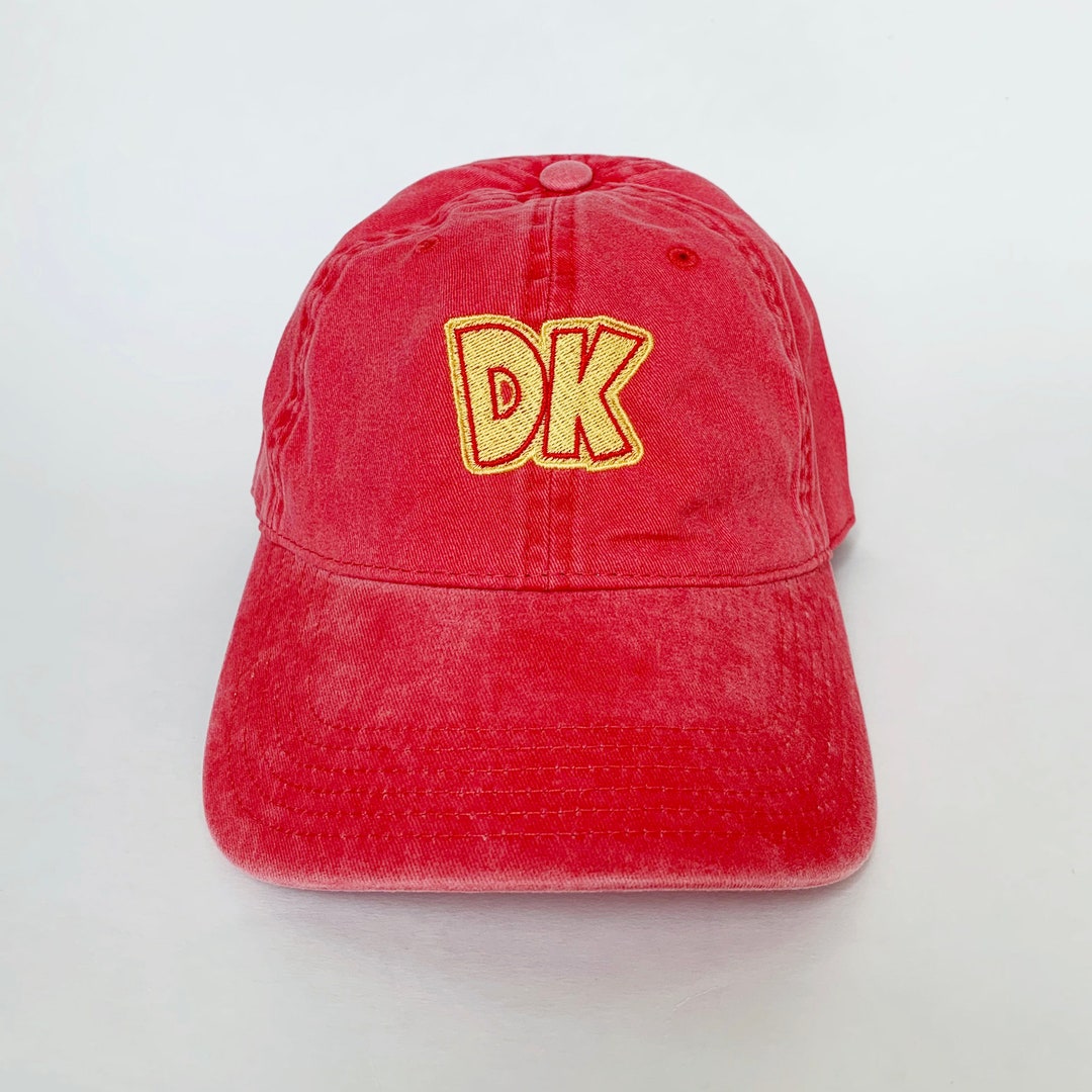 DK Cap Mario Cap Dad Cap Halloween Costumes Embroidered Hat - Etsy