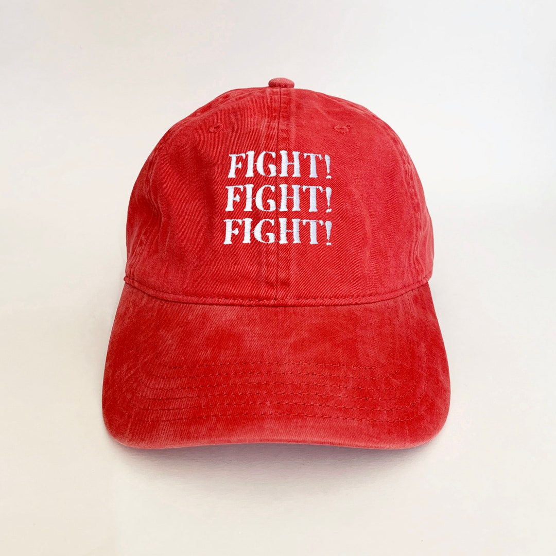 Fight! Fight! Fight! Embroidered Washed Cap MAGA Hat Patriot Cap Cotton ...