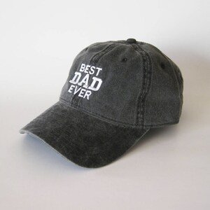 Best Dad Ever Cap Dad Cap Dad Hat Dad Embroidered Cap Best Dad Number ...