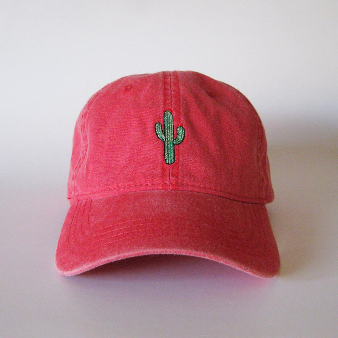 Cactus Cap Embroidered Cap Cactus Hat Dad Cap Dad Hat Washed Cotton Cap ...
