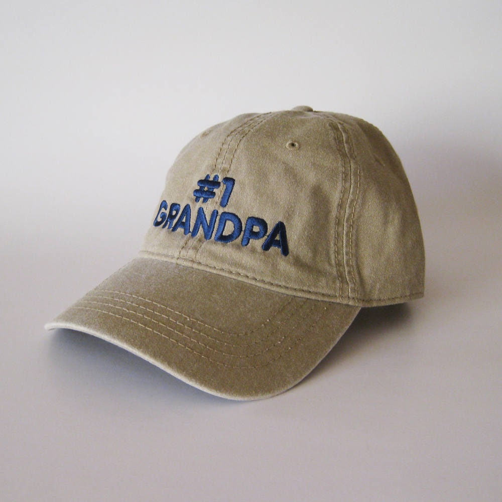 Number 1 Grandpa Cap 1grandpa Cap Granda Hat Grandpa - Etsy