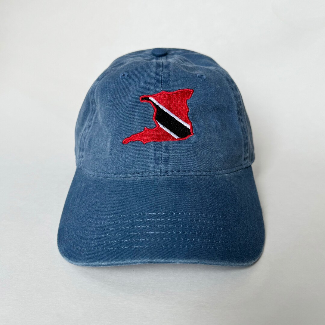 Trinidad and Tobago Flag Map Embroidered Cap Baseball Cap Washed Cotton ...