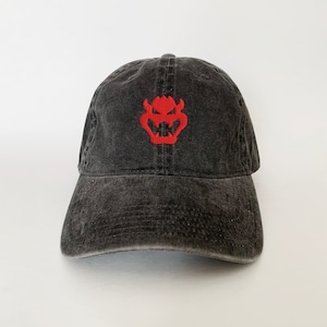 Super Mario Bros Cap Embroidered Washed Cotton Cap Mario Cap Luigi Cap ...