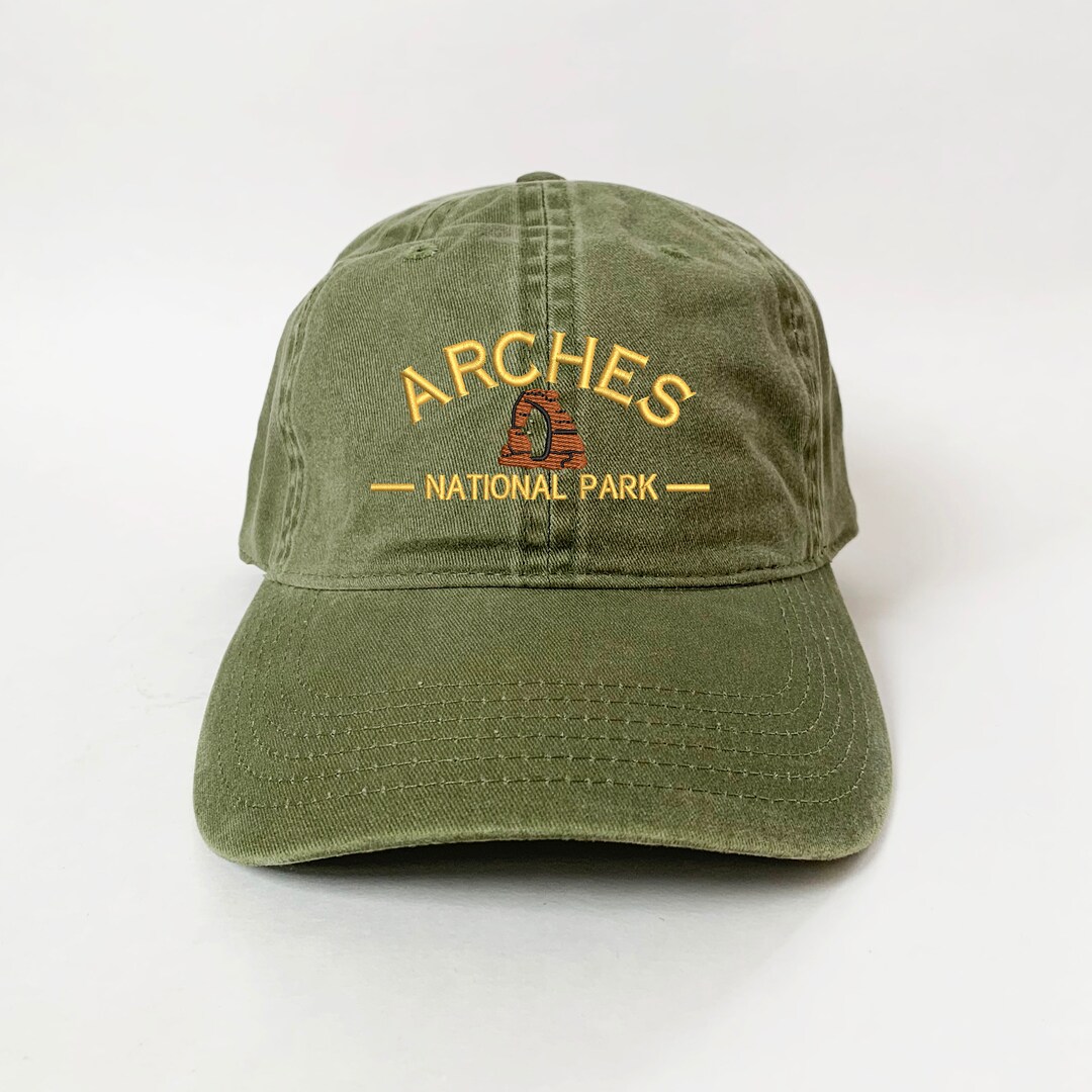 Arches National Park Embroidered Cap Hat Baseball Hat - Etsy