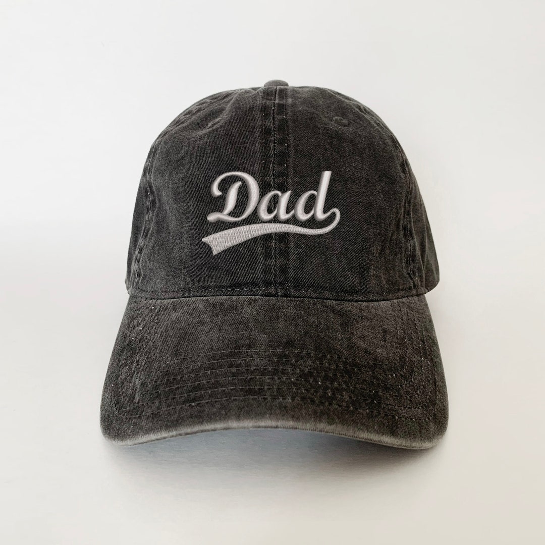 Silver Dad Embroidered Cap Dad Cap Best Dad Hat Baseball Cap - Etsy