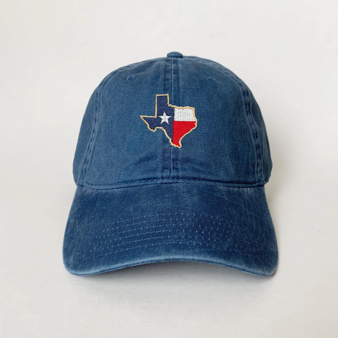 Texas State Flag Map Embroidered Cap Texas Cap Texas Hat Baseball Cap ...