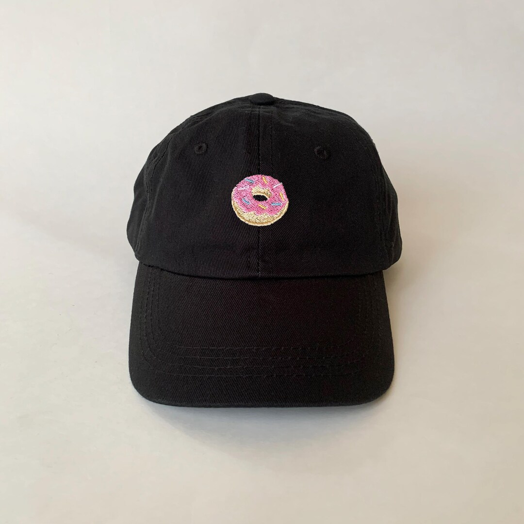 Kids Sizes Donut Youth Cap Kids Cap Doughnut Embroidered Hat - Etsy