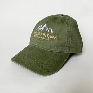 White Mountains National Forest in New Hampshire Embroidered Cap Hat ...