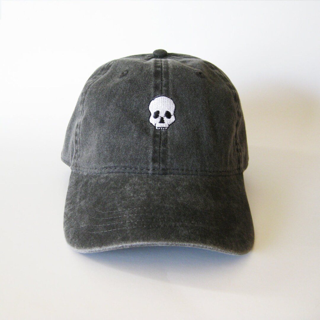 Skull Hat Skull Cap Funny Cap Dad Hat Halloween Hat Cap Scary Hat ...