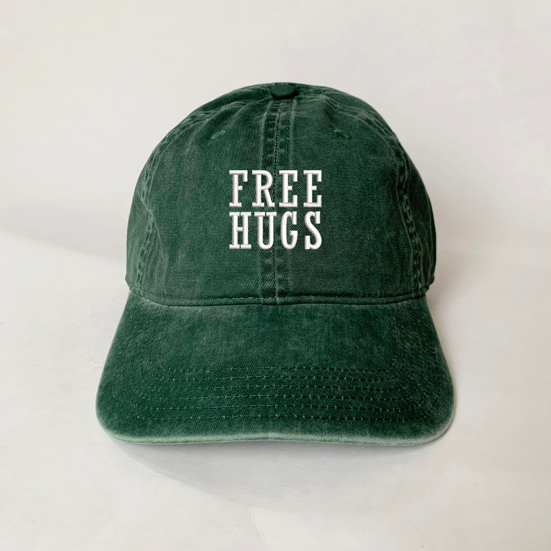 Free Hugs Embroidered Cap Baseball Cap Dad Cap - Etsy