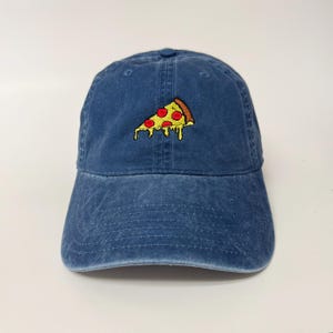 Pizza Embroidered Hat Food Cap Dad Hat - Etsy