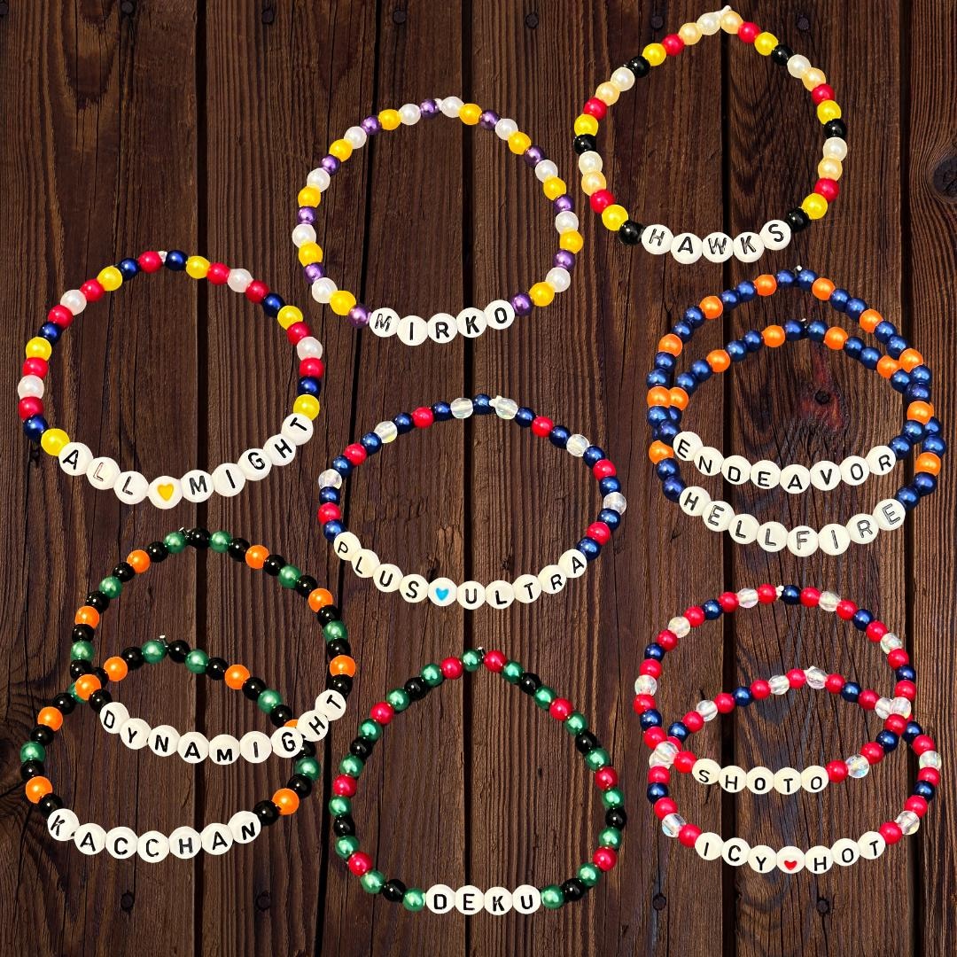 Hero Beaded Friendship/convention/exchange Bracelets - Etsy