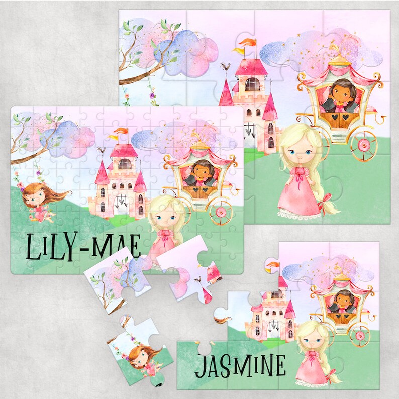 Princess Personalised Jigsaw Various Sizes & Pieces - Etsy UK
