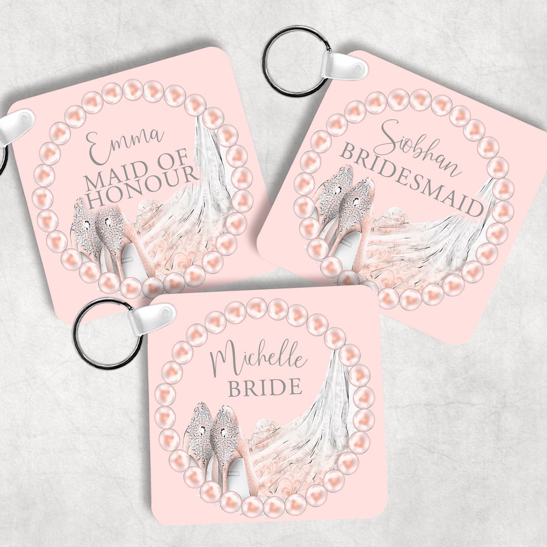 Hen Party Favour Personalised Wedding Role Keyring - Etsy