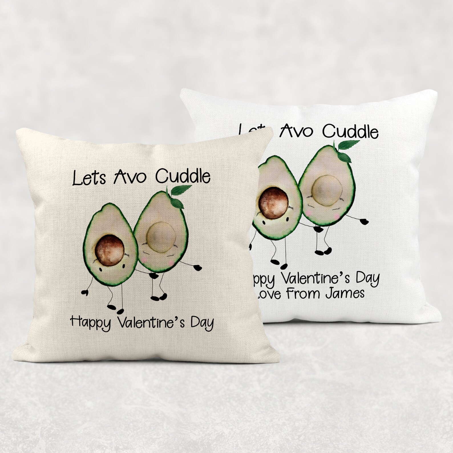 Lets Avo Cuddle Avocado Personalised Valentine's Day - Etsy