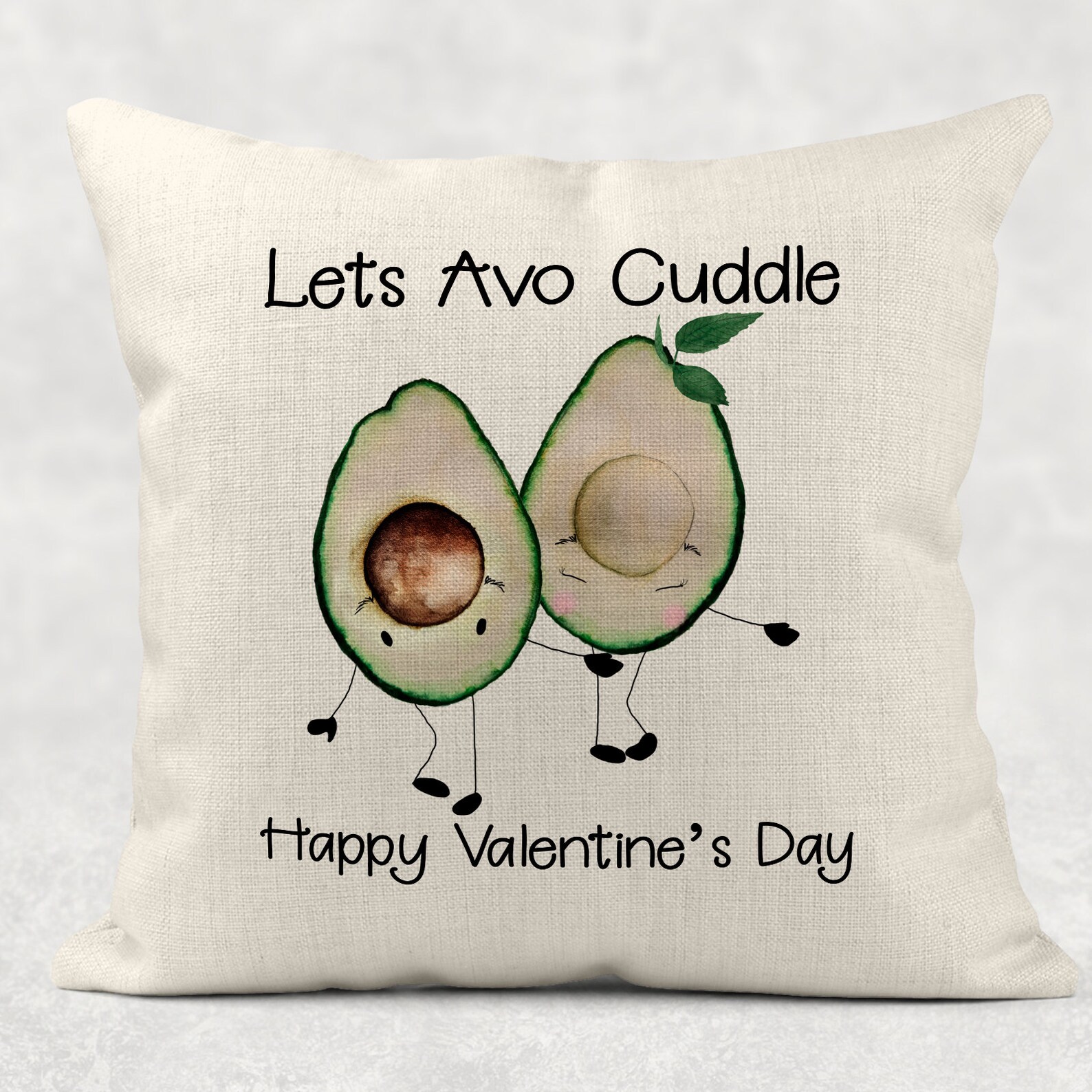Lets Avo Cuddle Avocado Personalised Valentine's Day - Etsy