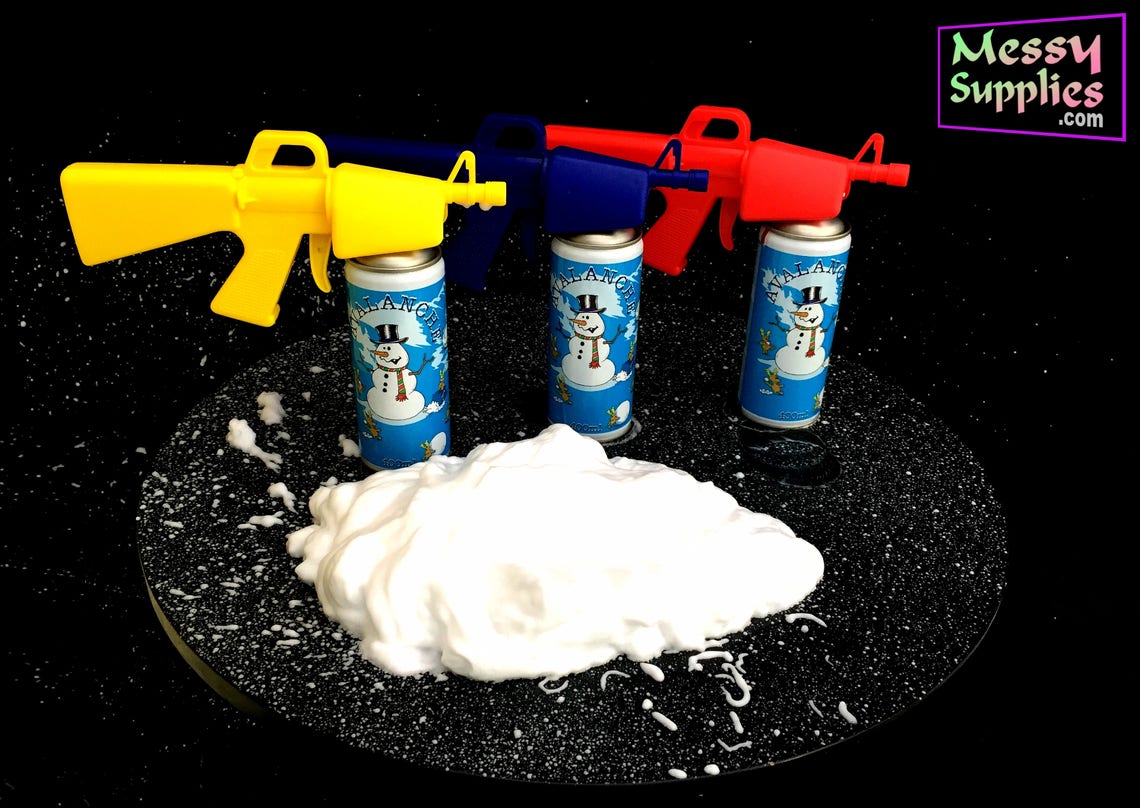 SPLURGE GUN: Black Avalanche Foam Spray Gun ~ Bugsy Malone ~ Silly ...