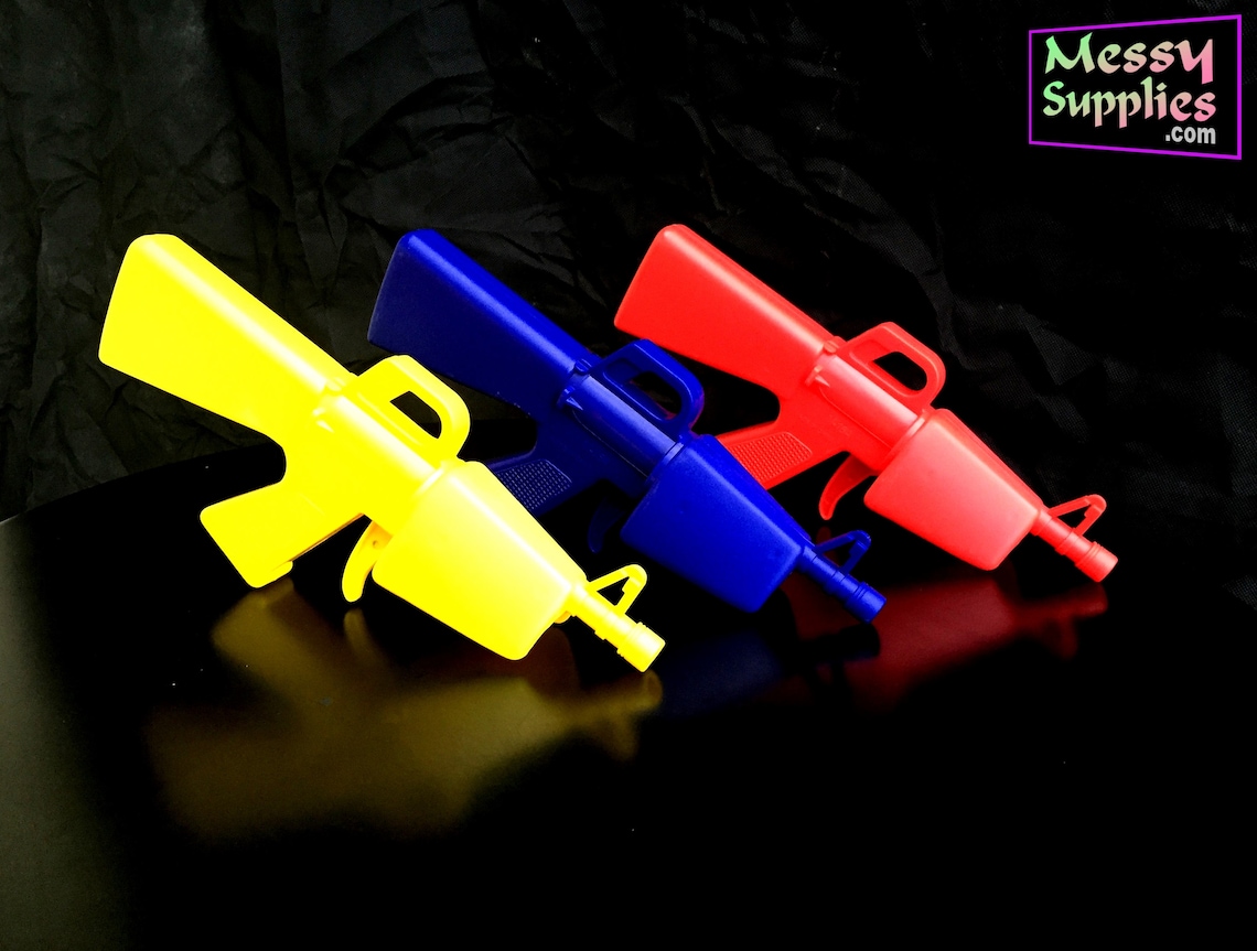 SPLURGE GUN: Black Avalanche Foam Spray Gun Bugsy Malone - Etsy UK